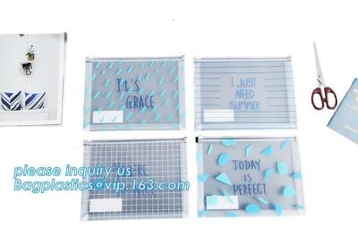 Китай ясности сумки a4 документа молнии канцелярских принадлежностей сумка файла канцелярских принадлежностей pvc высококачественной красочной прочной пластиковая с пакетом ручки продается