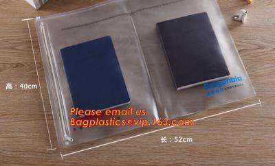 中国 昇進ポリ塩化ビニール手形の文書ファイル袋はロゴA4 A5ポリ塩化ビニール ジップ ロック式文書袋の防水ジッパー ファイル袋のbageaseをカスタマイズします 販売のため