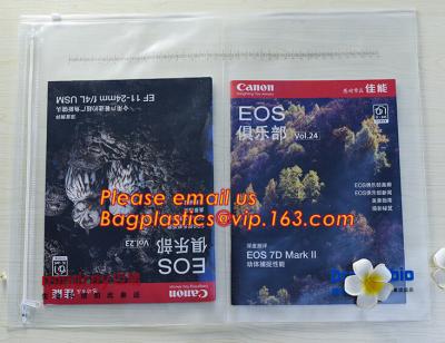 中国 昇進ポリ塩化ビニール手形の文書ファイル袋はロゴA4 A5ポリ塩化ビニール ジップ ロック式文書袋の防水ジッパー ファイル袋のbageaseをカスタマイズします 販売のため