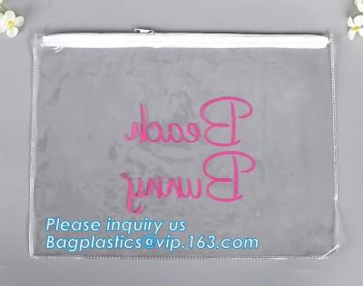 Chine Documentez la poche de dossier d'enveloppe du sac A4 PP/PVC de dossier de sac, sac en plastique clair qui respecte l'environnement de tirette de document pour B4 A4 B5 à vendre