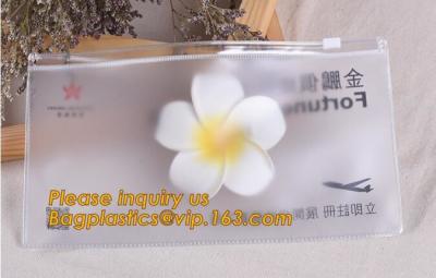 중국 투명 플라스틱 PVC 지프 잠금 장치 문서 봉지 A4 PP 파일 봉지 여행 창시자, 지퍼로 지갑 명백한 문서 봉지를 기록합니다 판매용