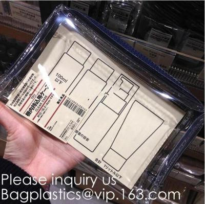 중국 슬라이더 지퍼를 가진 서리로 덥은 Pvc 문서 파일 부대, 파일을 위한 Pvc 지플락 부대 및 문서, Pvc 지플락 부대, BAGEASE, BAGPLAS 판매용