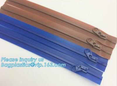 중국 반 자동 자물쇠 슬라이더 방수 지속적인 지퍼 지퍼, 5# 나일론 & 방수 지퍼 seamles를 가진 OEM 디자인 지퍼 판매용