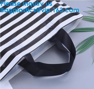 Cina Sacchetto molle biodegradabile e concimabile di 100% del ciclo della maniglia di plastica per abbigliamento, sacchetto della spesa della plastica del fondo del blocchetto della maniglia in vendita