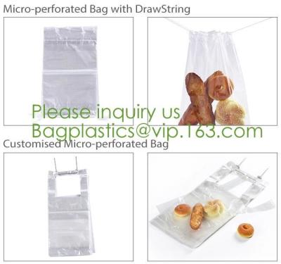 Chine Microperforation a bloqué les sacs, sac microperforated pour des fruits et légumes, packag de sandwich à bopp de triangle de Microperforation à vendre