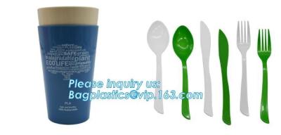 중국 Compostable 엄밀한 컵, PLA 환경 친화적인 생물 분해성 플라스틱 컵 생물 분해성, PLA PLA 16oz 500ml는 가기 위하여, 커피를 Mu 받아 넣습니다 판매용