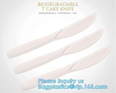 중국 도매 고품질 처분할 수 있는 옥수수 전분 생물 분해성 칼붙이, 재사용할 수 있는 커피 잔 안전한 대나무 사라다 그릇 음식 졸업생 판매용