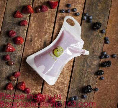 中国 注文の印刷のロゴの口が付いている良質の環境に優しく再使用可能な清涼飲料袋は、口の袋のdoypackアルミニウムを立てます 販売のため