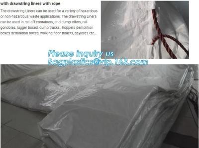 중국 12Mil는 정상을 21', 30 야드 Dumpster 콘테이너 강선 폐기물 transpor를 위한 Lx8'Wx8'H PE 졸라매는 끈 dumpster 콘테이너 강선 엽니다 판매용
