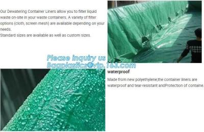 중국 환경 6개 밀 졸라매는 끈 Dumpster 콘테이너 강선, 6Mil 졸라매는 끈 열려있는 최고 Dumpster 콘테이너 강선, BAGPLASTICS 판매용
