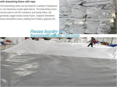 중국 PP 직물 방수 싼 대량 Dumpster 콘테이너 강선, 폴리에틸렌에 의하여 길쌈되는 직물에 의하여 주문을 받아서 만들어지는 Dumpster 콘테이너 판매용