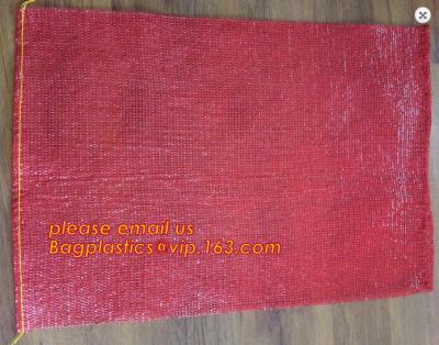 중국 부대, 플라스틱 PE raschel 메시 그물 감자 부대 50kg, 야채를 위한 HDPE 메시 부대와 과일, Raschel 메시 양파 Drawstri 그물에 걸리십시오 판매용