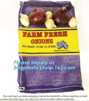 중국 레몬 raschel 메시를 포장하는 신제품은 졸라매는 끈을 가진 판매, HDPE raschel 메시 부대와 손잡이, bagplastics, pac를 위해 자루에 넣습니다 판매용