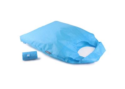 Cina Stoccaggio piegante del materasso del sacchetto della spesa pieghevole impermeabile blu con la chiusura del bottone in vendita