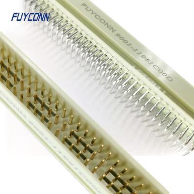 중국 90도 PCB 3개의 줄 96P 남성 DIN 41612 Eurocard 연결관 정각 판매용