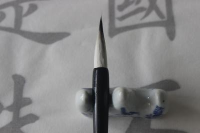 Cina Spazzola cinese classica nera di calligrafia di Colo per gli studenti 25 x 0.6cm in vendita