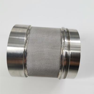 中国 蝋燭100umのろ過チタニウムは金網フィルターを焼結させた 販売のため