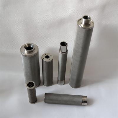 Cina La fibra sinterizzata 25 micron ha pieghettato la filtrazione di Mesh Filter Element For Nitrogen del cavo in vendita