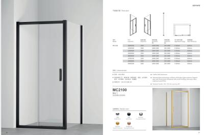 중국 다기능 온화 유리 샤워실 900 × 900 평방 장 판매용
