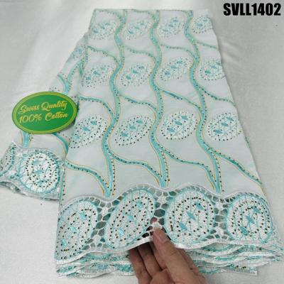 Supoo Latest Swiss Voile Lace Cotton Embroidered Voile Lace Bridal Garment