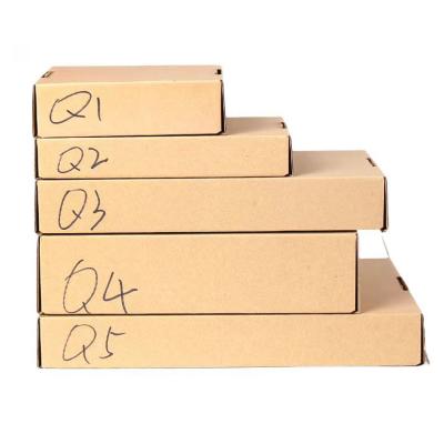 Cina Cartone di carta kraft personalizzato con laminazione matta di stampa CMYK in vendita