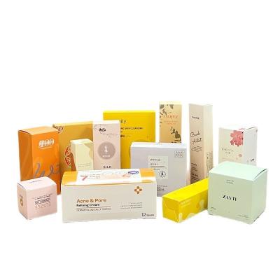 China Customized Color Cosmetic Packaging Box White CMYK Custom Cardboard Shipping Boxes for sale