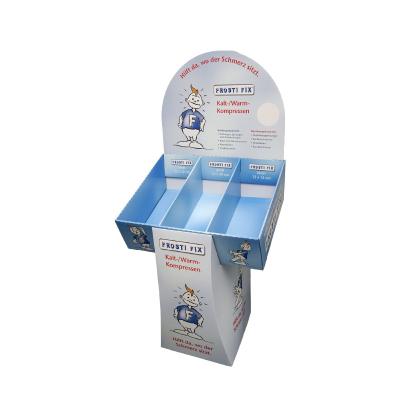 China ISO Display Corrugated Box Corrugated Board Paper Display Rack Eco Friendly for sale