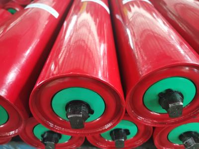 Cina Rullo trasportatore a nastro in acciaio al carbonio con cuscinetto 206 in vendita