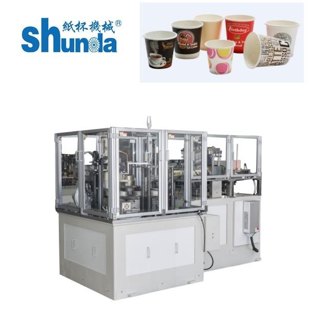 SMD-90 Automatic Paper Cup Making Machine in operation