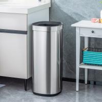 Quality 8L 12L 20L 30L Rectangle Open Top Garbage Can Contemporary Design Stainless Steel for sale