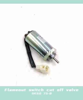 Cina Valvola d'arresto del combustibile automobilistico del solenoide 12V dell'OEM per Kobelco SK60-8 in vendita