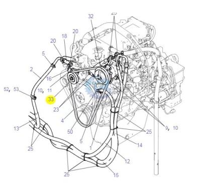 中国 SK130-8 Sk200-8 Sk250-8のためのYN20M01696F1掘削機のエンジン部分の滑車のアッセンブリ 販売のため