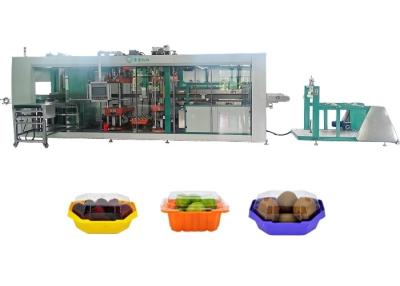 China Blister Vacuum Forming Machine Full Automatic 3 Stations Positive Negative Pressure for sale