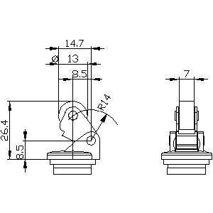 중국 3SE50000AE10 Actuator Metal Roller Lever and Plastic Roller 13mm for Smooth Operation 판매용