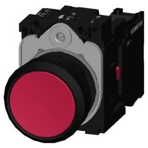 중국 3SU1100-0AB20-1CA0 SIRIUS ACT Complete Unit Pushbutton Plastic Flat Red Screw Terminal 판매용