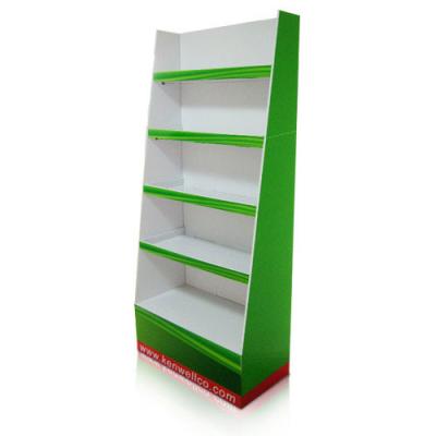 China exhibición de piso ambiental verde de la cartulina de 5 capas para la promoción Bespoke en venta