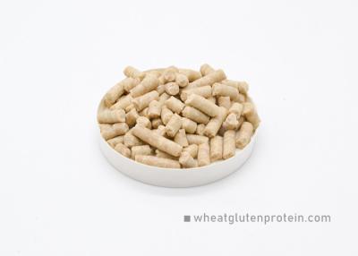 Cina Rinforzatori cilindrici di nutrizione dell'alimentazione di Vital Wheat Gluten Pellets As utilizzati in additivo per l'alimentazione di Aquaclture in vendita
