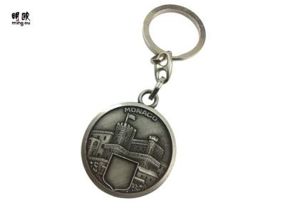 中国 モナコのロゴの骨董品の習慣はのための金属のKeychainsの重量38gを両側型抜きしました 販売のため