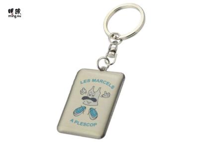 中国 ステンレス鋼のKeychainの印刷物LESはエポキシのロゴのPLESCOPにマーセルウェーブをかけます 販売のため