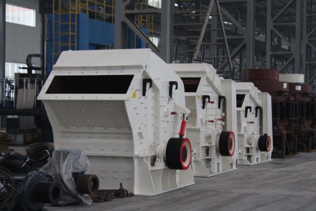 Industrial Crusher in operation showing heavy-duty construction