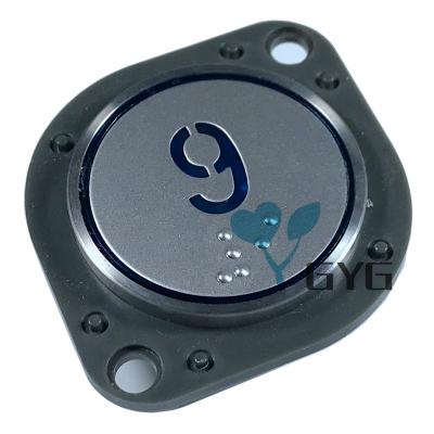 Cina HSS/RITAGLIO DI VETRO DEL PULSANTE 34.9MM DELL'ELEVATORE DI DC12V/24V in vendita