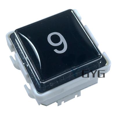 Cina DC12V/24V BOTTONI QUADRATI DELL'ELEVATORE DEL PULSANTE DELL'ELEVATORE DELLA STAMPA DI FLATWORD in vendita