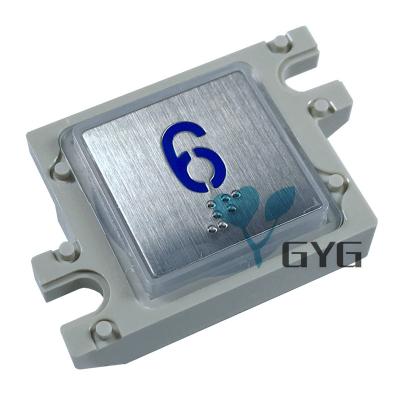 Cina ACCIAIO INOSSIDABILE 38.7*32.7MM DEL QUADRATO DC12V/24V DEL PULSANTE DELL'ELEVATORE DEL PASSEGGERO in vendita