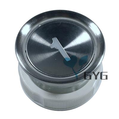 Cina 1 RITAGLIO ROSSO ROTONDO DEL PULSANTE LED 32.7MM DELL'ELEVATORE DEL PAVIMENTO in vendita