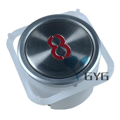 Cina PULSANTE dell'ELEVATORE del PASSEGGERO di ACCIAIO INOSSIDABILE INTORNO a 32.7mm GYG in vendita
