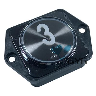 Cina ACCIAIO INOSSIDABILE ROTONDO DEL PULSANTE DC12V/24V DELL'ASCENSORE DELL'ELEVATORE DEL PASSEGGERO in vendita