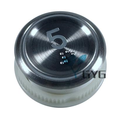 Cina BOTTONE DI BRAILLE DELL'ELEVATORE DEL PULSANTE 35.6MM DC12V/24V DELL'ELEVATORE in vendita