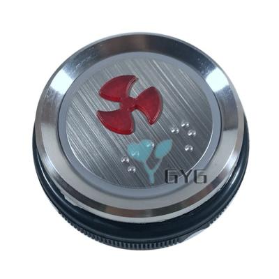 Cina BOTTONE DI COMMUTATORE ROTONDO DELL'ELEVATORE DI CONTROLLO DI ACCIAIO INOSSIDABILE DC12V/24V in vendita