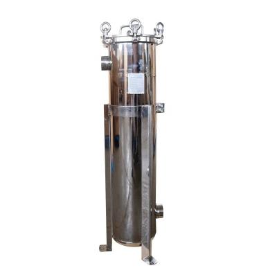 中国 62KG 建設工事 304 ステンレス鋼袋フィルターハウジング 双面または底 2 インチ NPT アウトレット 150 psi 販売のため