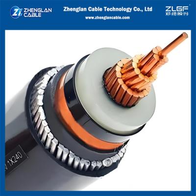 12/20KV CU/SC/XLPE/SC/CTS/AWA/PVC 1X150MM2 단일 코어 메디늄 전압 장갑 전원 케이블